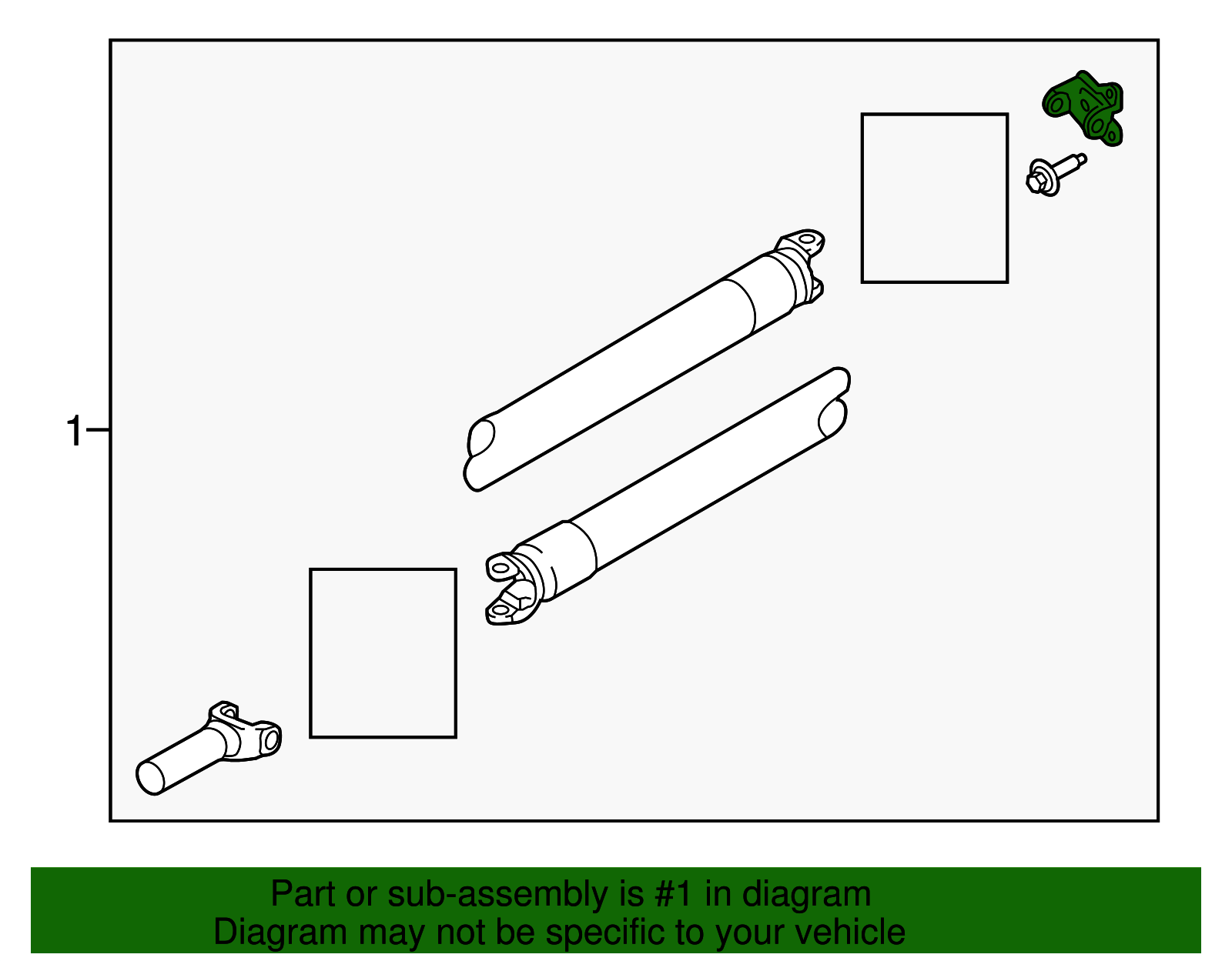 2011-2016 Ford F-350 Super Duty Drive Shaft BC3Z-4602-AC | Ford OEM ...