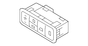 Hyundai - 93700-B1230-VYC - Control Switch - 2015-2018 Hyundai | OEM ...