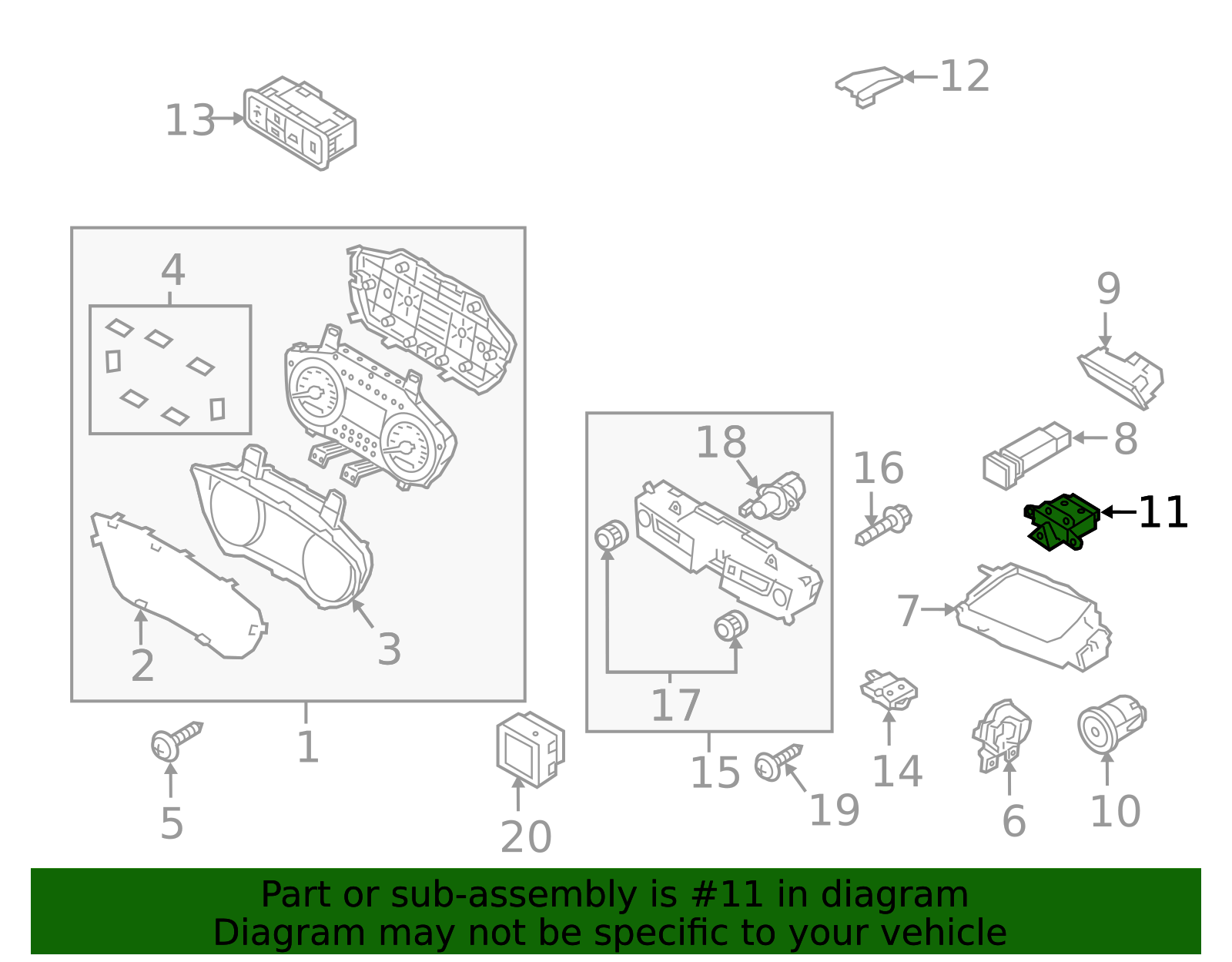 93790-B1000 - High-Quality Hazard Warning Switch for 2015-2020 Hyundai ...