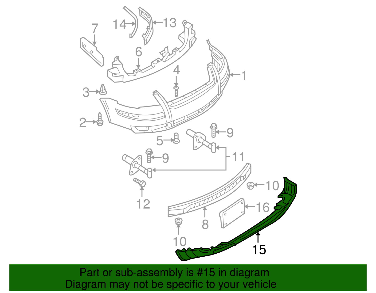 2001-2005 Volkswagen Passat Spoiler 3B0-805-903-F-B41 | VW Direct Parts