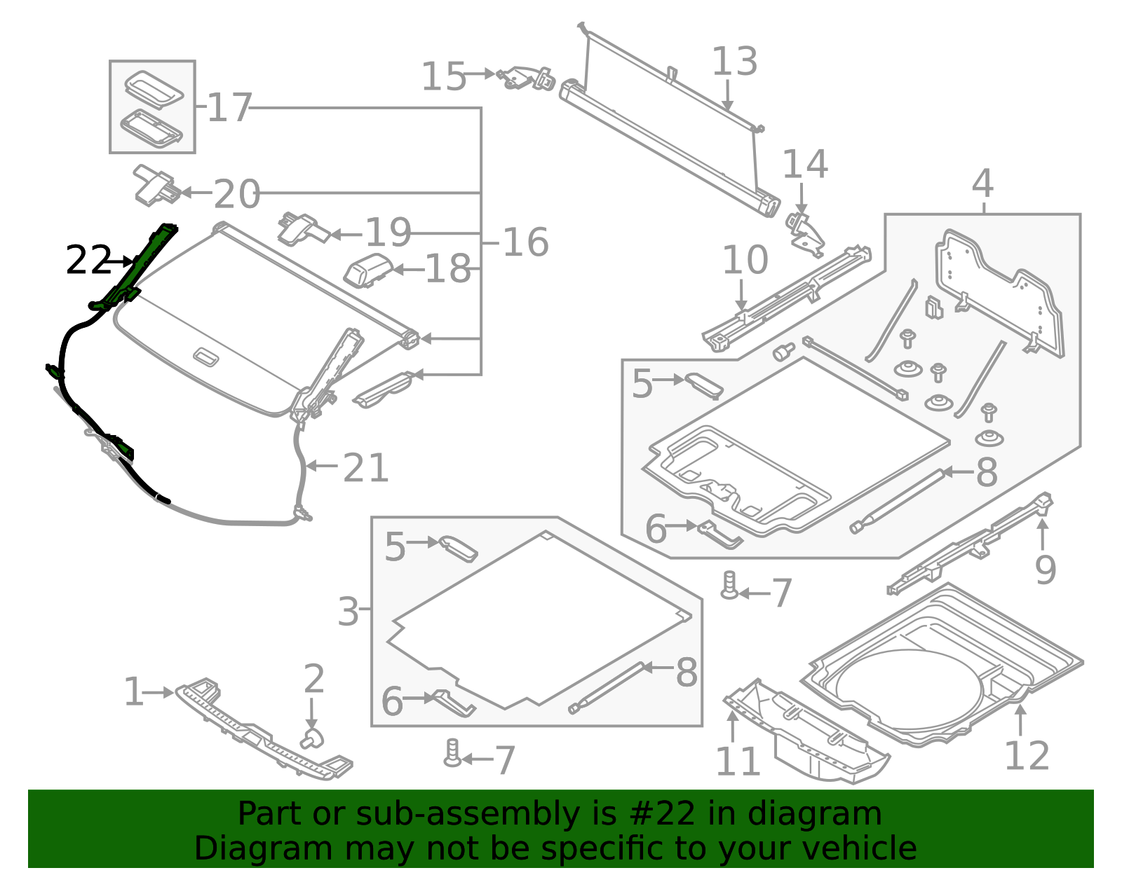 32205280 - High-Quality Sunroof Guide Rail for 2017-2025 Volvo ...