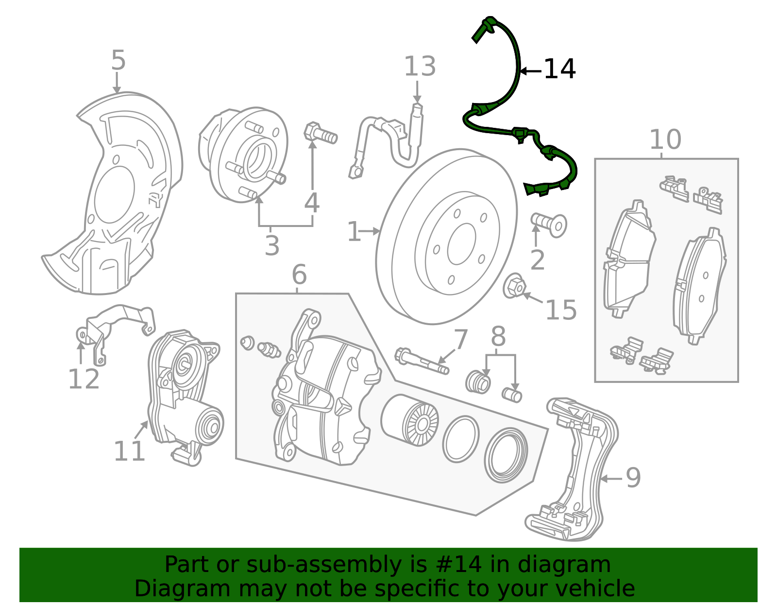 2021-2025 GM Front Speed Sensor 60009294 | Applegate Chevrolet Parts