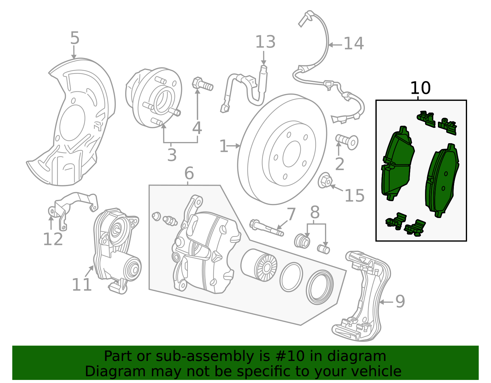 2020-2024 GM Disc Brake Pad Set 42788125 | OEM GM Parts
