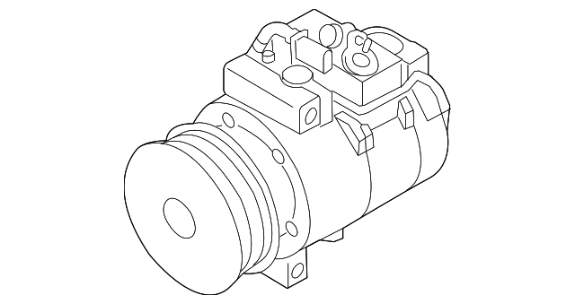 4E0-260-805-AS - Compressor Assembly 2008-2009 Volkswagen Touareg ...