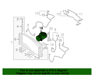 4E0-260-805-AS - Compressor Assembly 2008-2009 Volkswagen Touareg ...