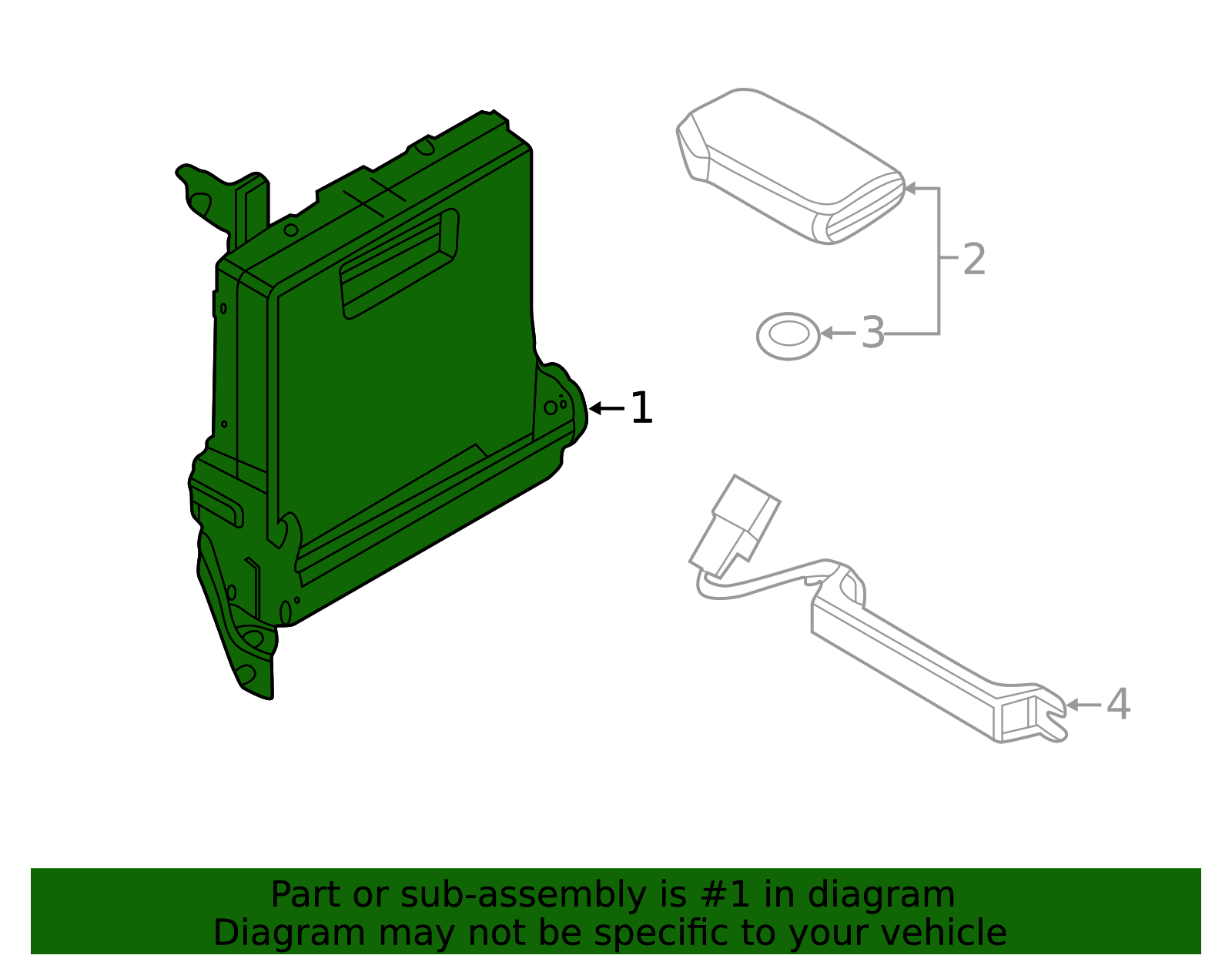 954A0-M7600 - Body Control Module 2022-2024 Kia Forte | Kia.Parts Store