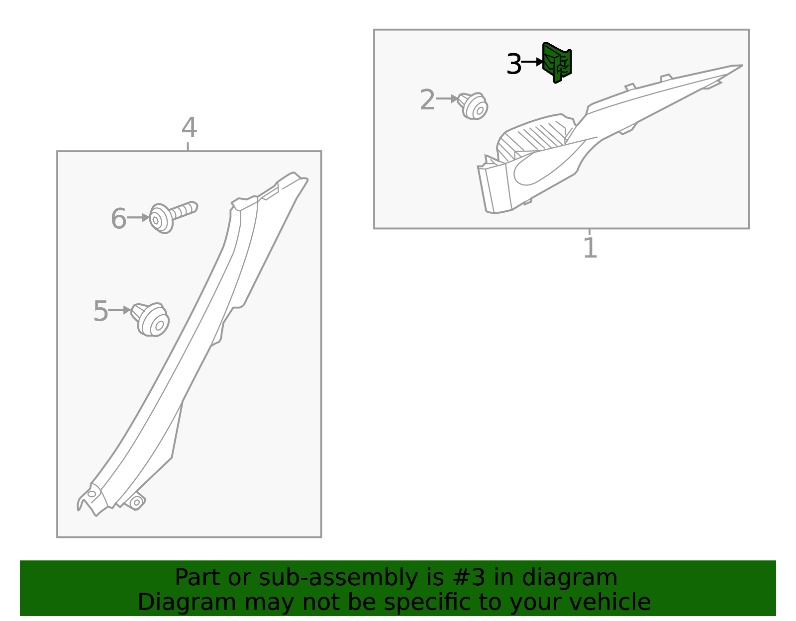 2015-2025 Hyundai Upper Quarter Trim Clip 85859-3S500 | OEM Parts Online