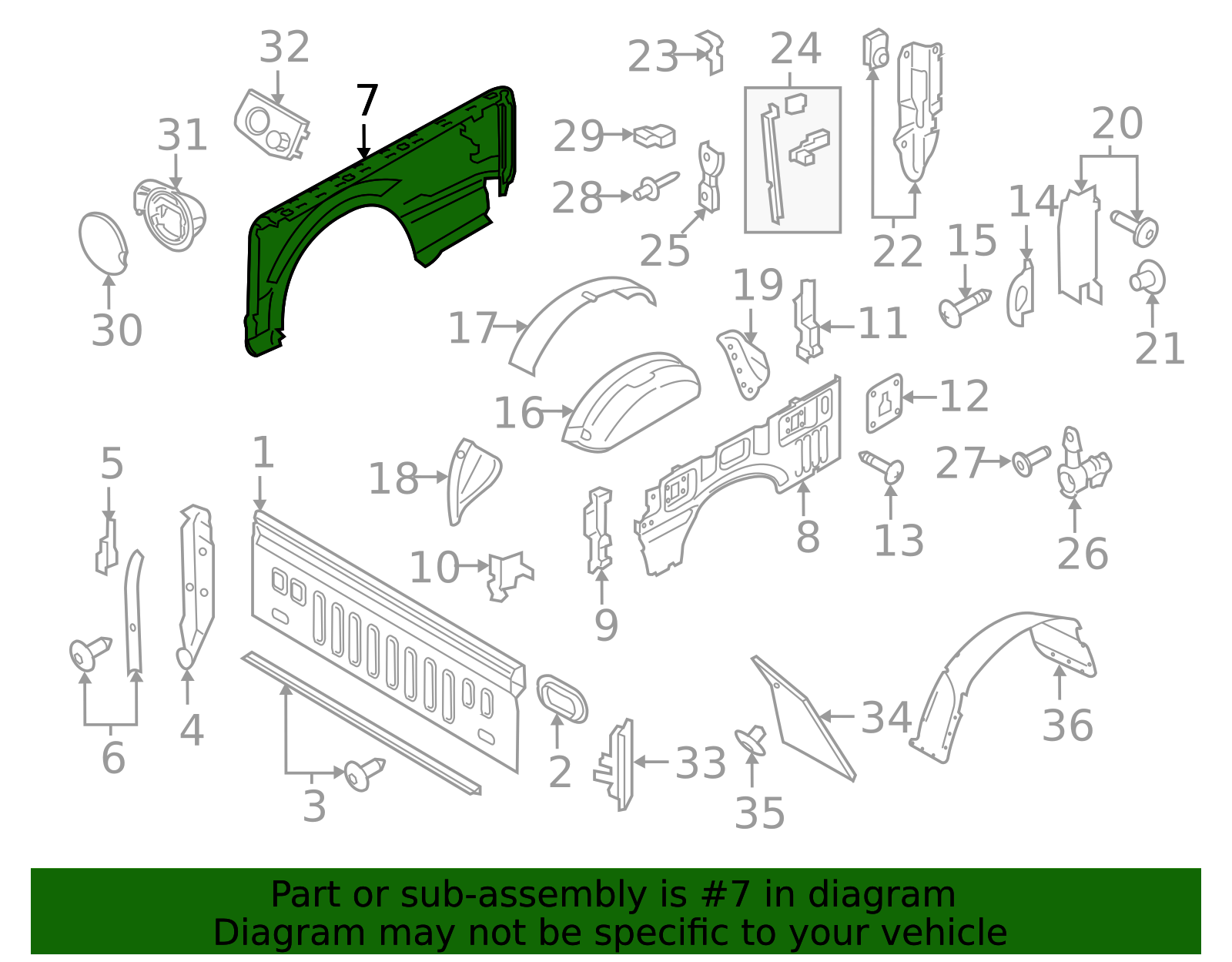 HC3Z-9627841-B - Side Panel 2017-2022 Ford | Ford Parts Direct