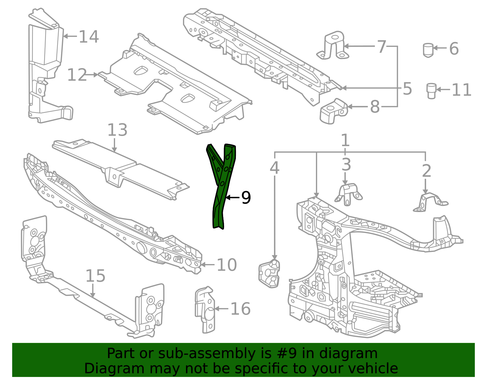 2024-2025 Toyota Tacoma Lock Support 53209-04040 | MotorMotor