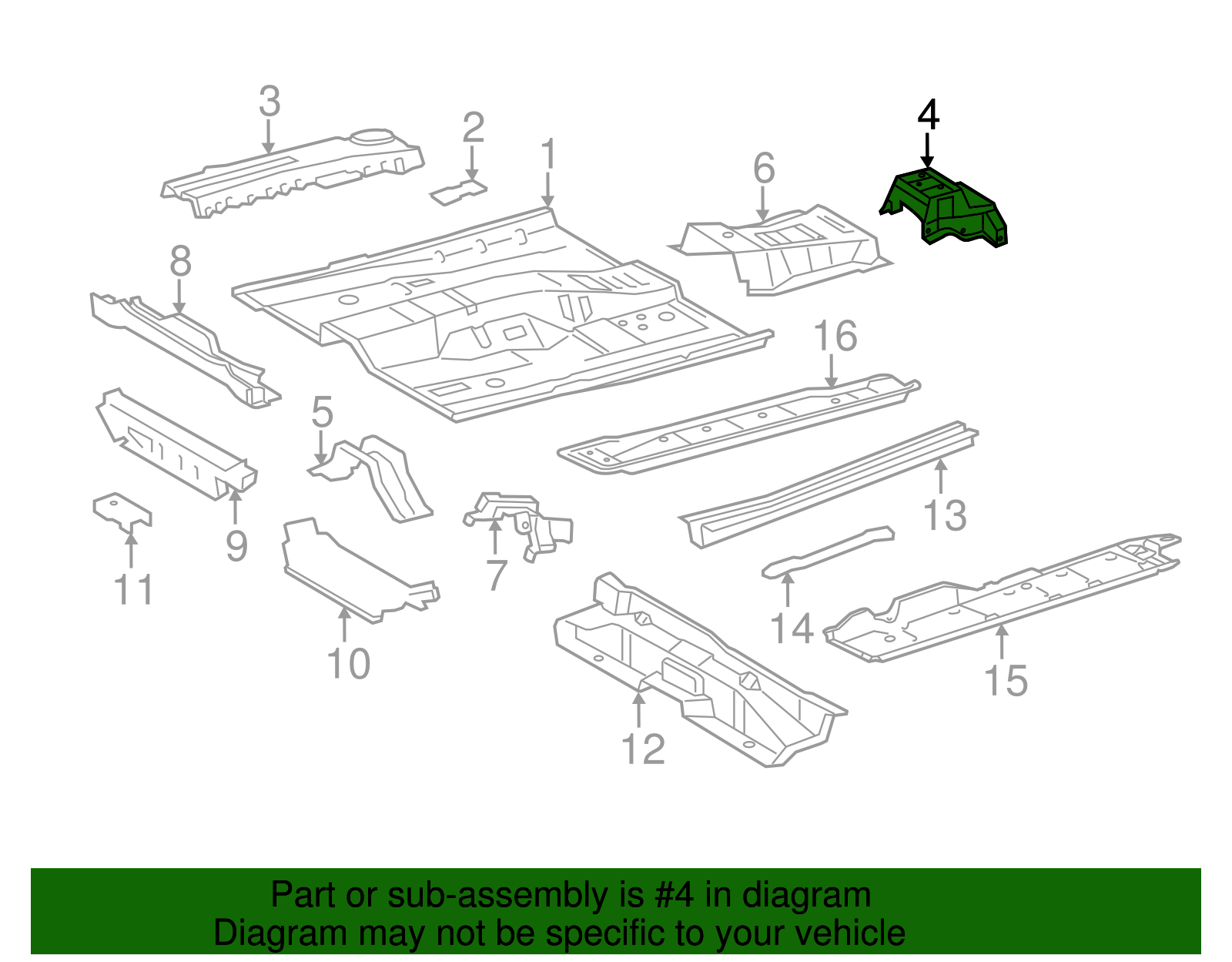 57054-06080 - Upper Reinforced - 2016-2018 Lexus | My L Parts