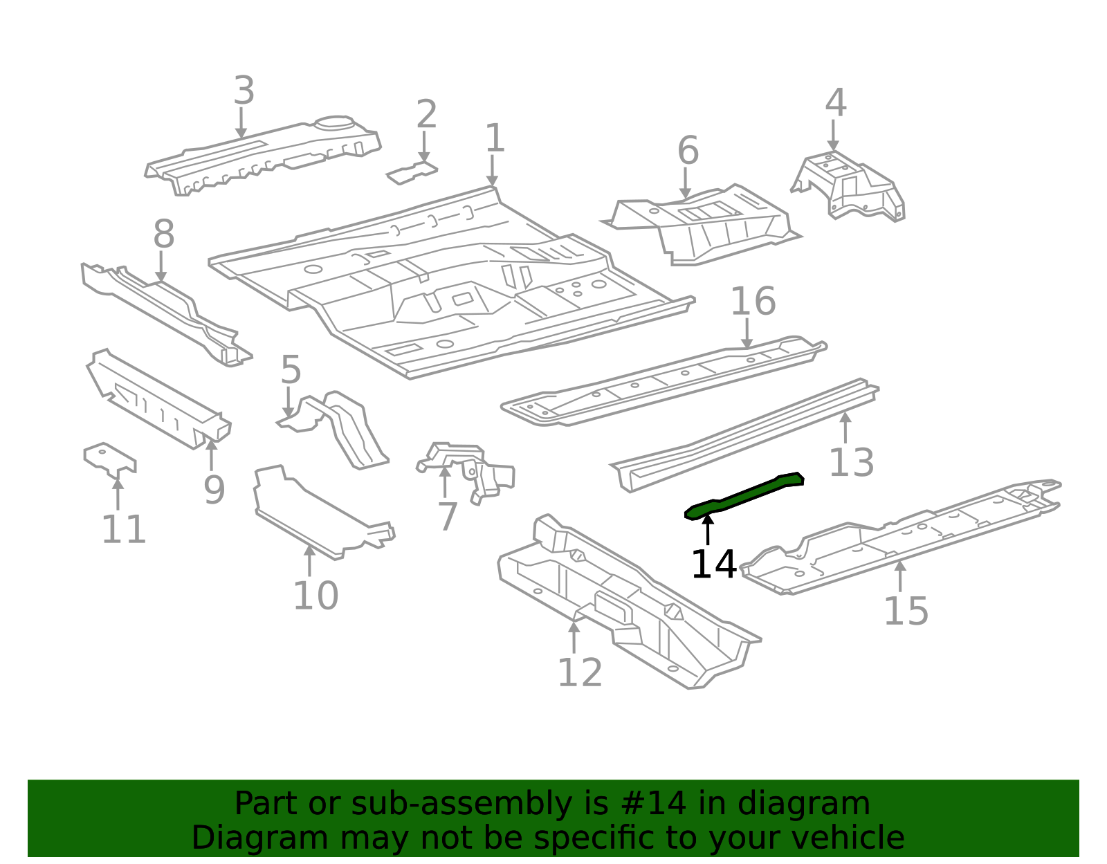 65031-33010 - High-Quality Floor Side Rail Brace for 2013-2018 Lexus ...