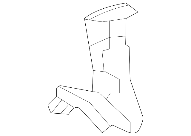 2014 Toyota Yaris Hinge Pillar Reinforced Gusset 61118-0D010 | Toyota ...