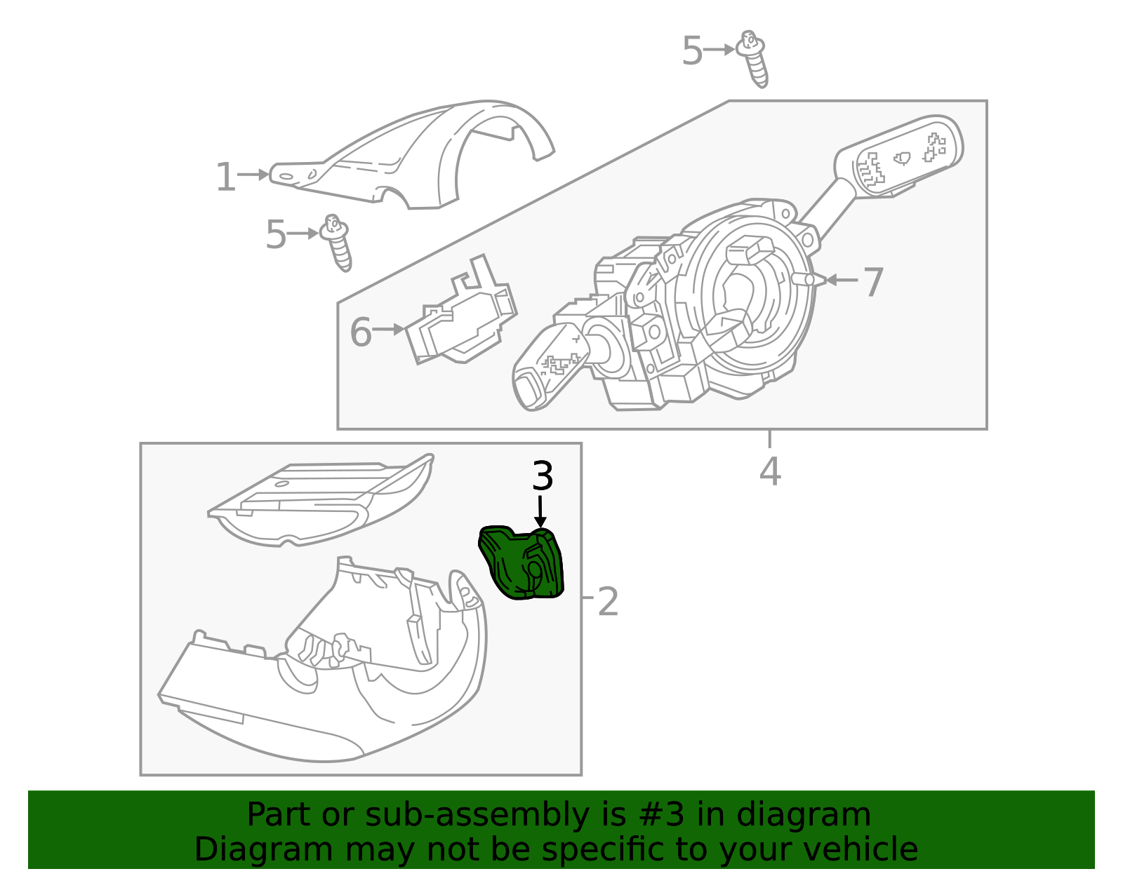 2015-2023 Volkswagen Lower Column Cover Retainer 5G0-858-573 | VW ...