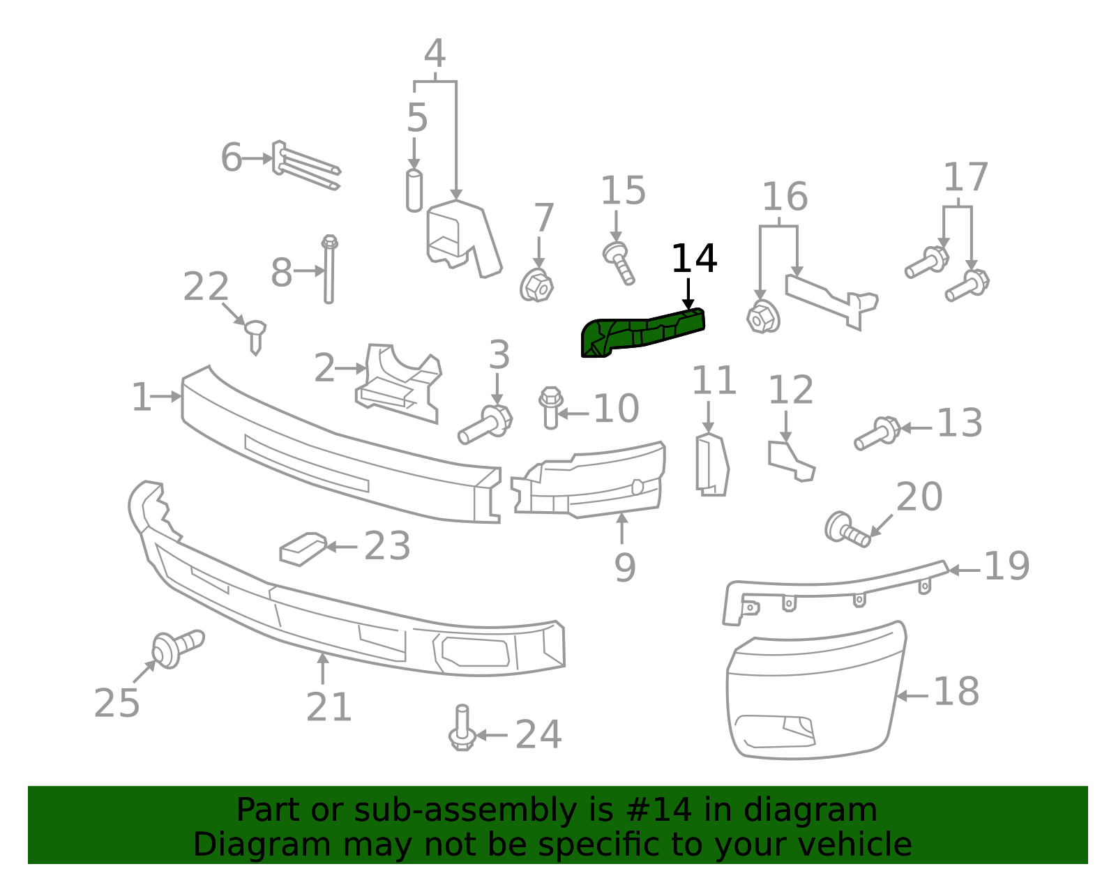 Buy Genuine GM Auto Parts - Support (Part # 25824821) | GM Parts Store