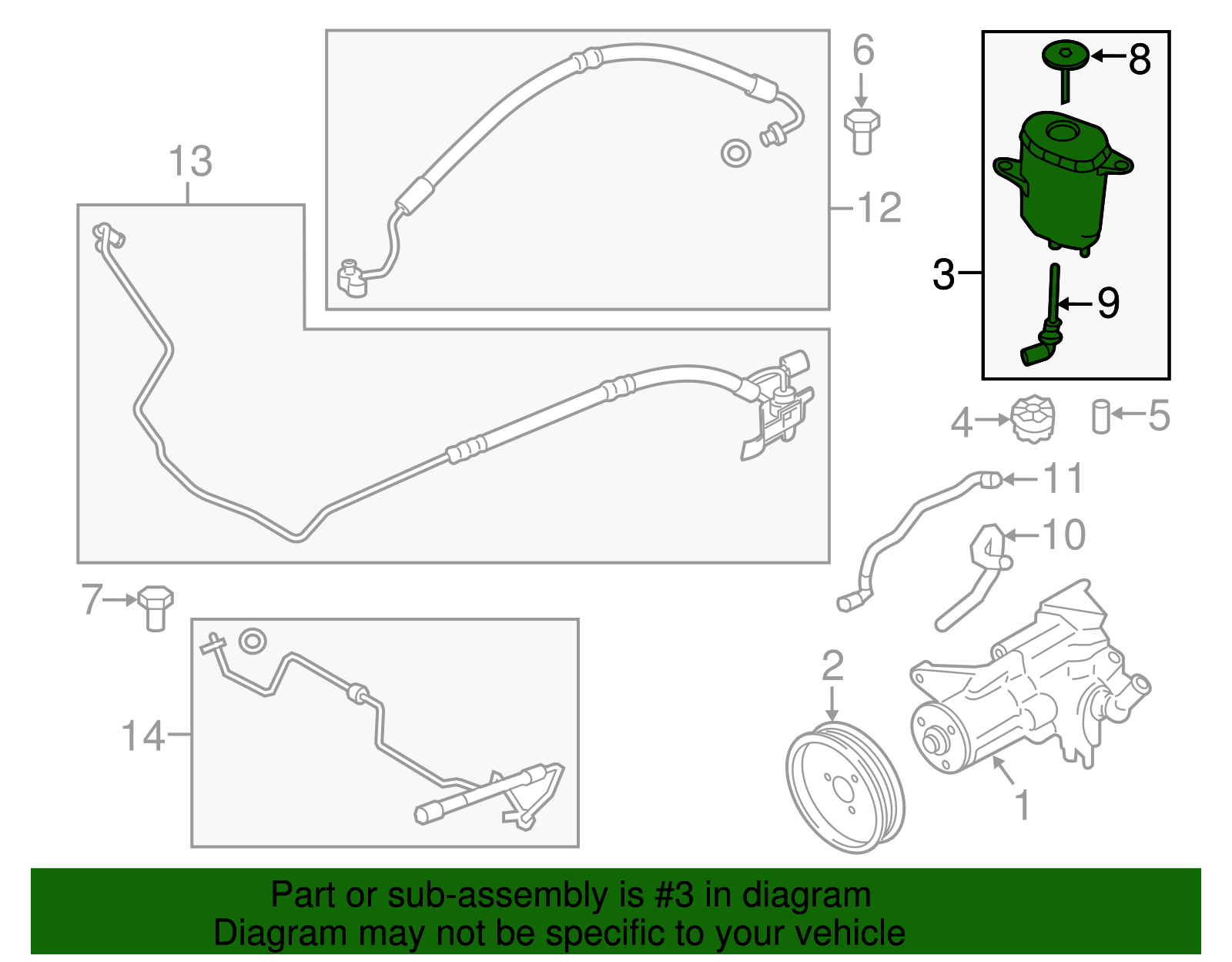 32-41-6-782-942 - Power Steering Pump Reservoir - 2010-2019 BMW ...