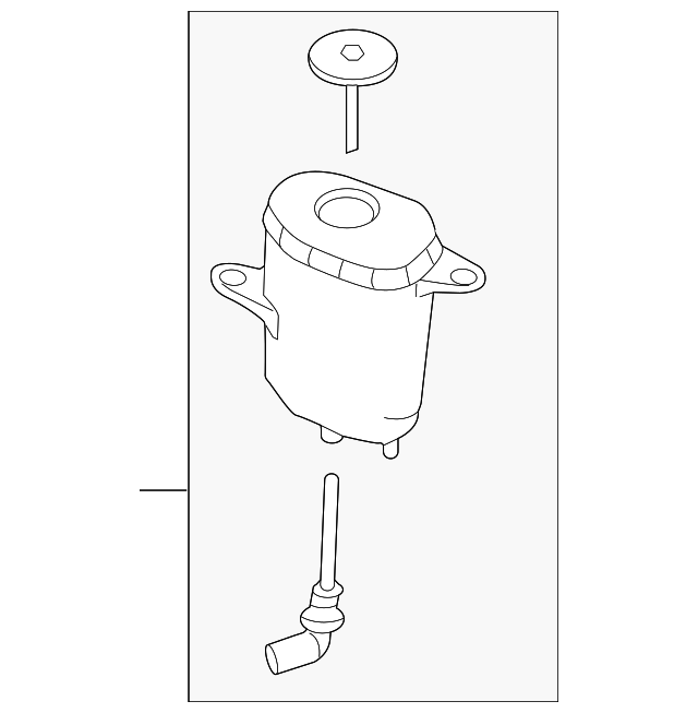 Genuine BMW 32-41-6-782-942 | Power Steering Pump Reservoir | FREE ...