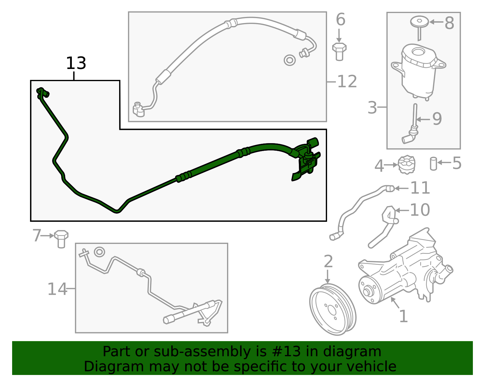 32416798236 - Power Steering Pressure Hose (32-41-6-798-236) | BMW of ...