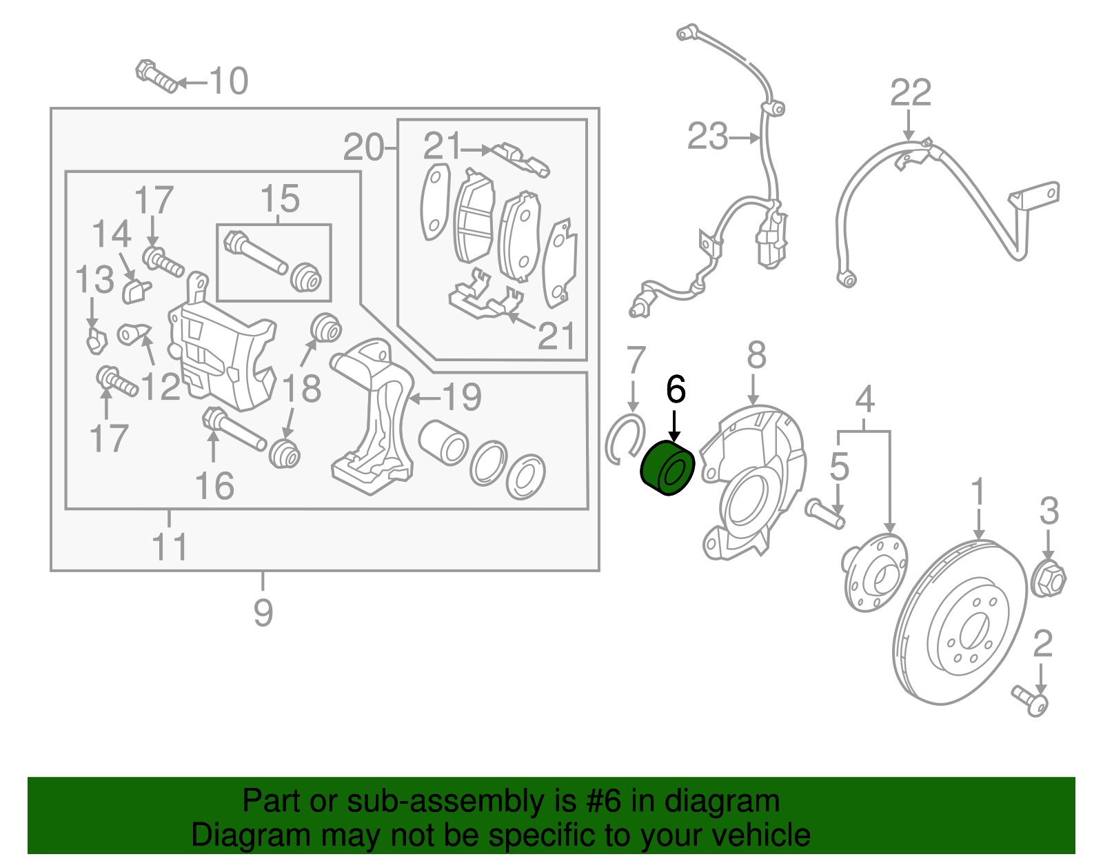 2012-2017 Hyundai Accent Front Wheel Bearing 51720-1C000 | OEM Parts Online