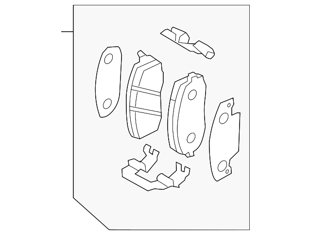 Genuine Brake Pads Front for 2013-2017 Hyundai Accent | Part# 58101 ...