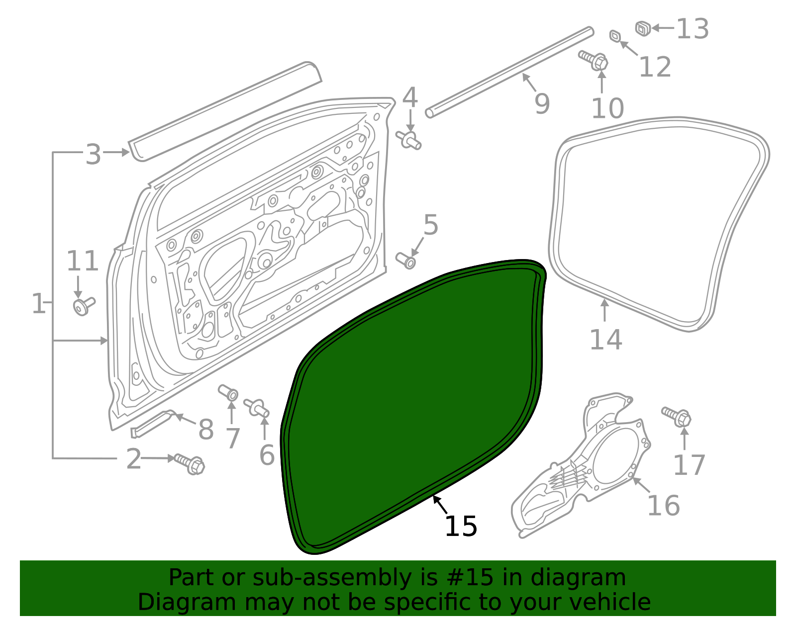 2017-2025 Audi Door Weather-Strip 11A-837-701-A | OEM Parts Online