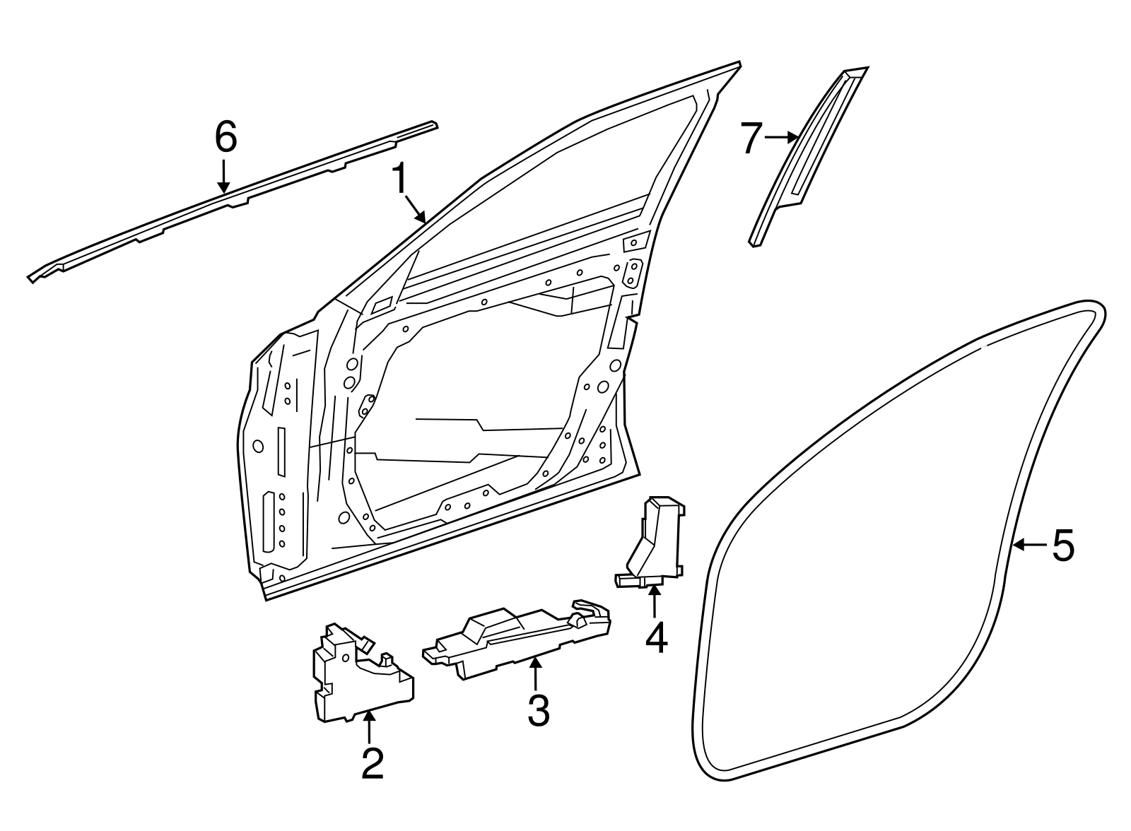 2008-2018 Mercedes-Benz Trim Bar 205-690-72-07 | MB OEM Parts