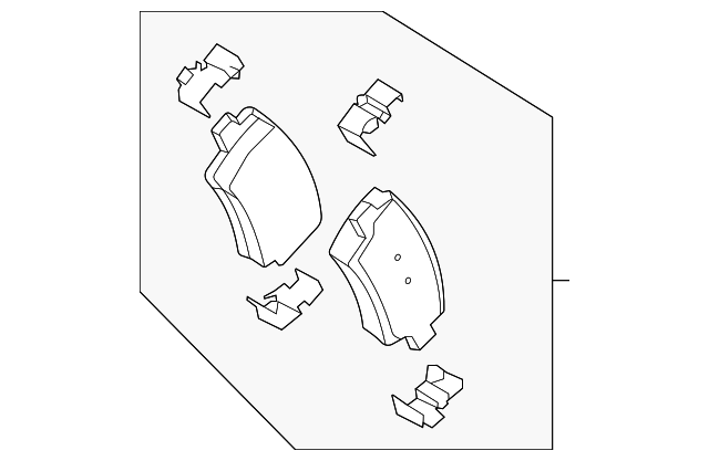 2021-2025 Hyundai Elantra Pad Kit Rear Disc Brake 58302-AAA40 | OEM ...