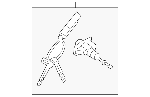 2011-2015 Kia Sorento | Lock Cylinder | 81970-1UA00 | Kia Auto Parts