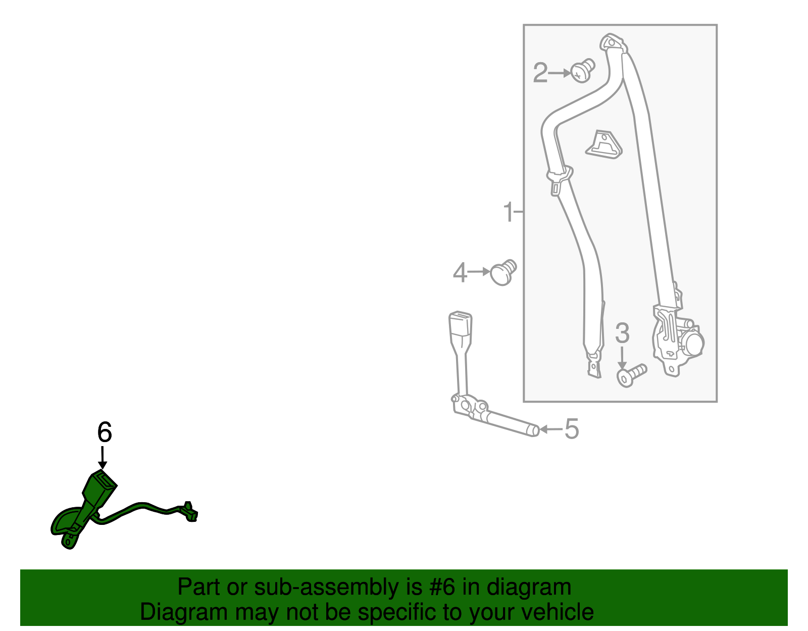 85652156 - Buckle End 2017-2024 GM | Chevrolet Parts Direct
