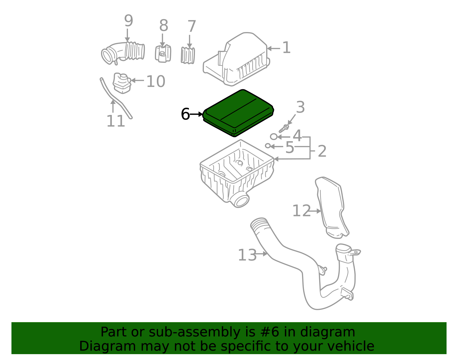2001-2006 Hyundai Santa Fe Air Filter 28113-26000 | OEM Parts Online
