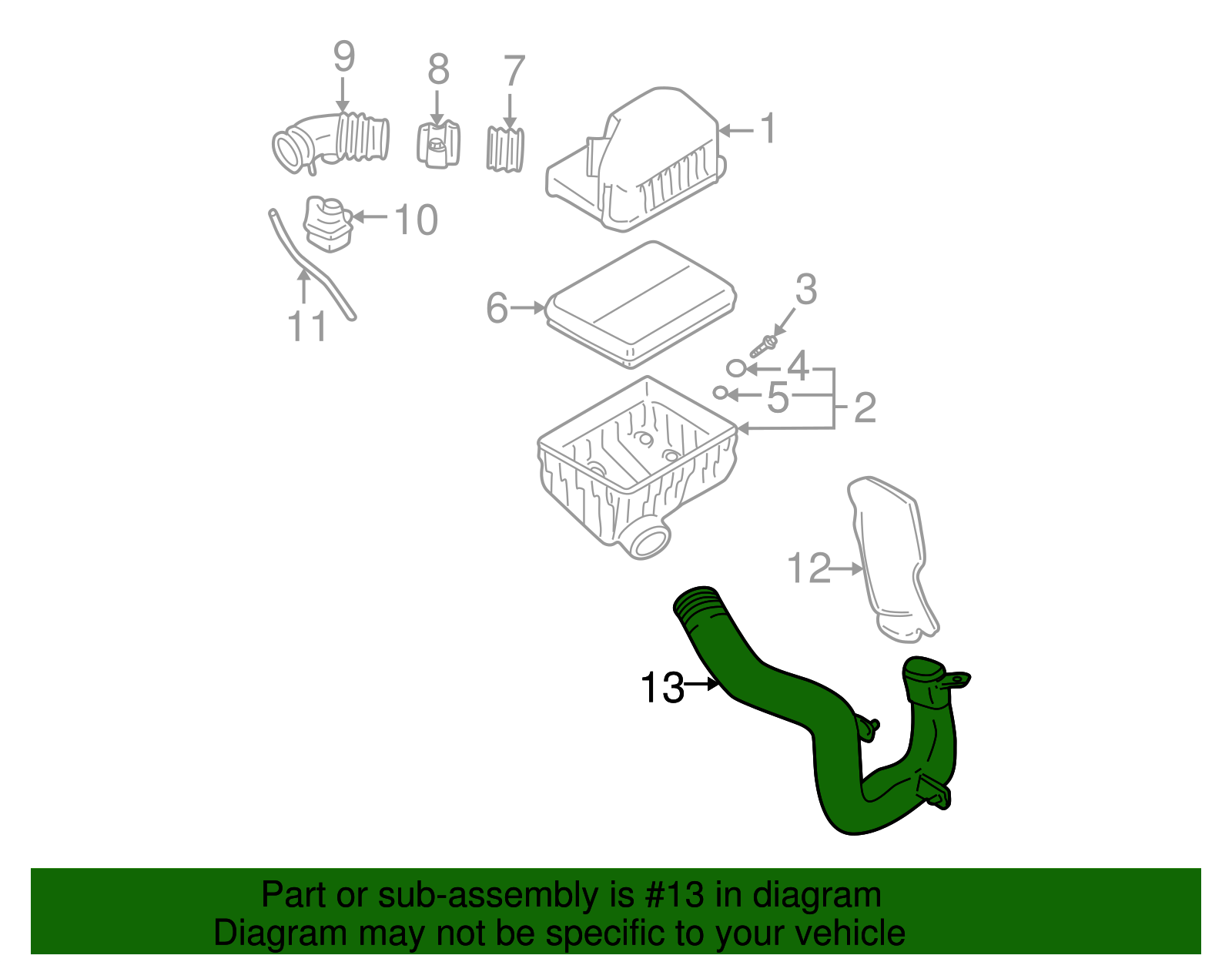 Air Intake Hose - Seamless OEM Engine Airflow 28210-26010 | AutoNation ...