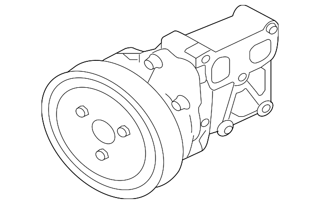 1300A083 - Water Pump Assembly 2008-2025 Mitsubishi | Mitsubishi Direct ...