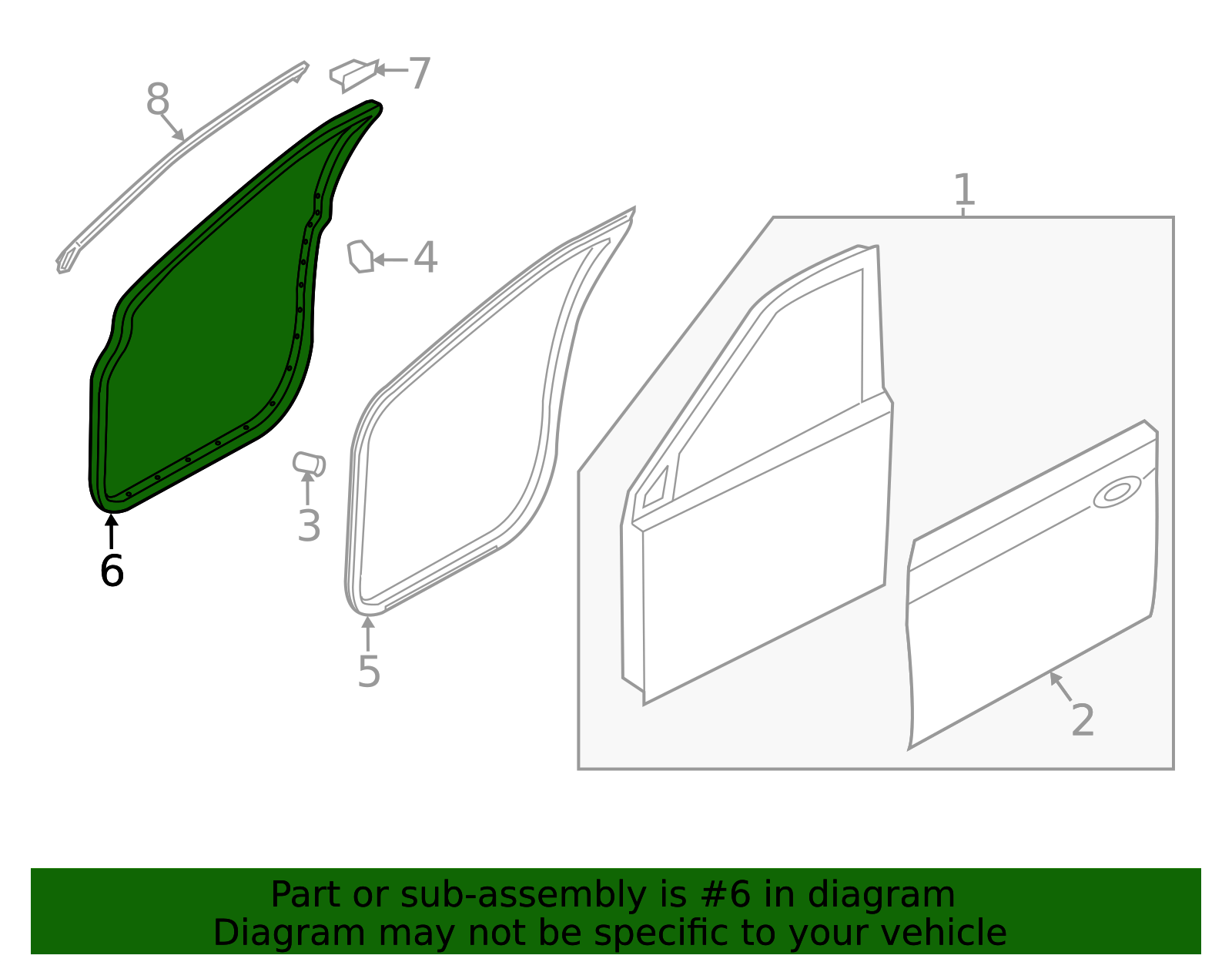 2013-2018 Hyundai Santa Fe Sport Door Weather-Strip 82140-4Z000 ...