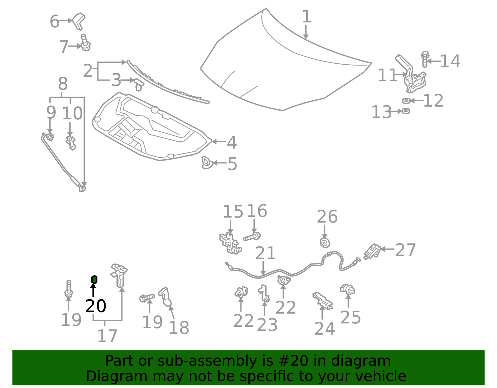 2008-2015 Toyota Safety Catch Cushion 90905-40005 | Toyota Parts Center
