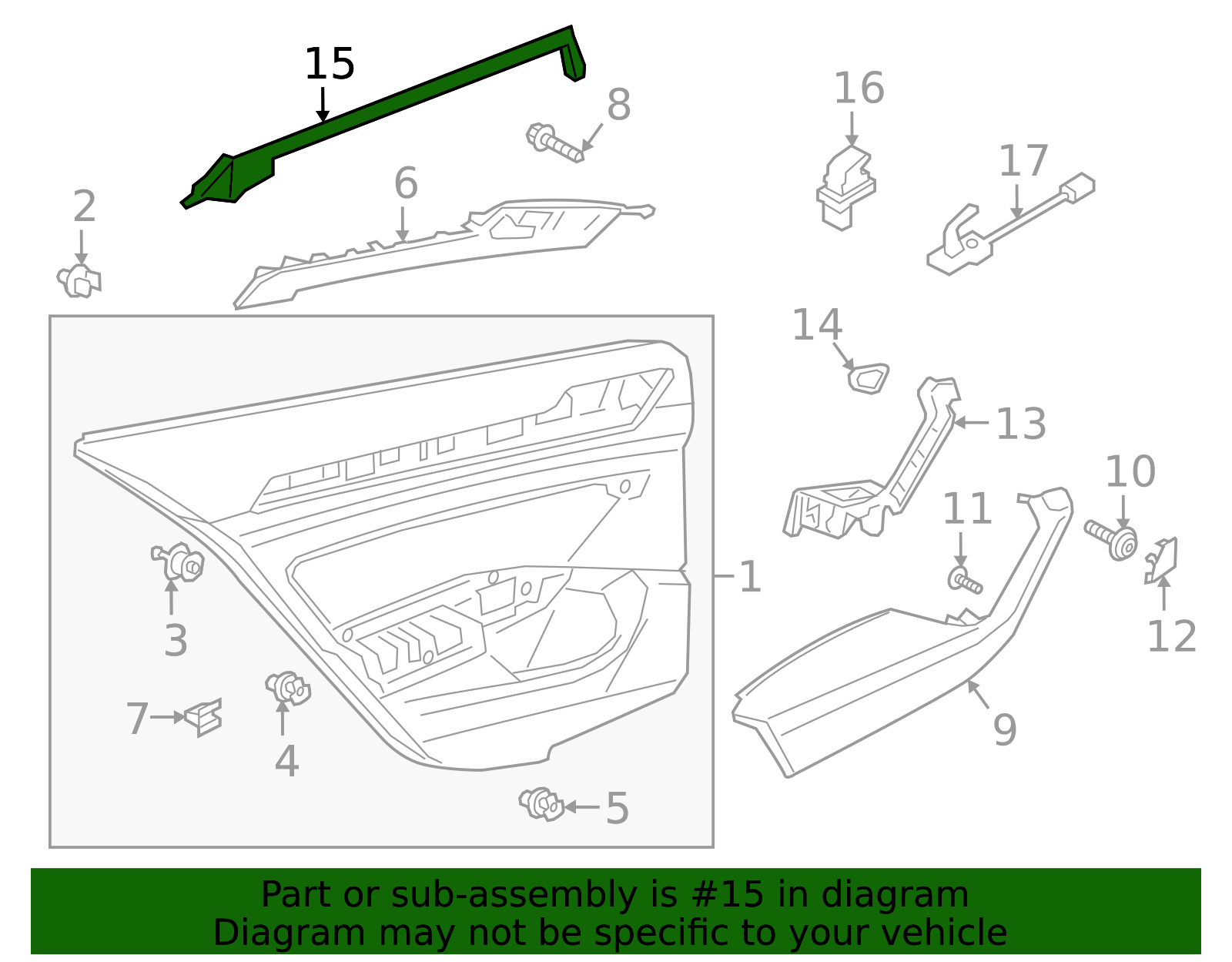 3G8-839-479-C - Belt Weather-Strip - 2019-2023 Volkswagen Arteon | VW ...