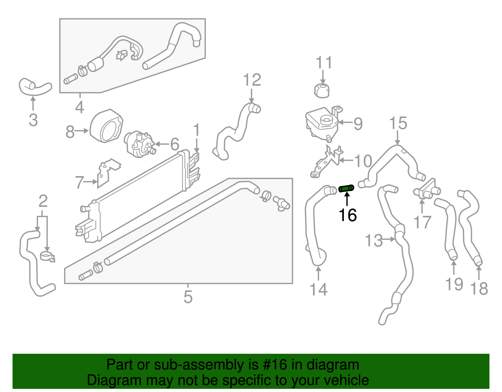 2014-2018 Infiniti Q50 Outlet Hose Connector 92417-4GA0A | Infiniti of ...