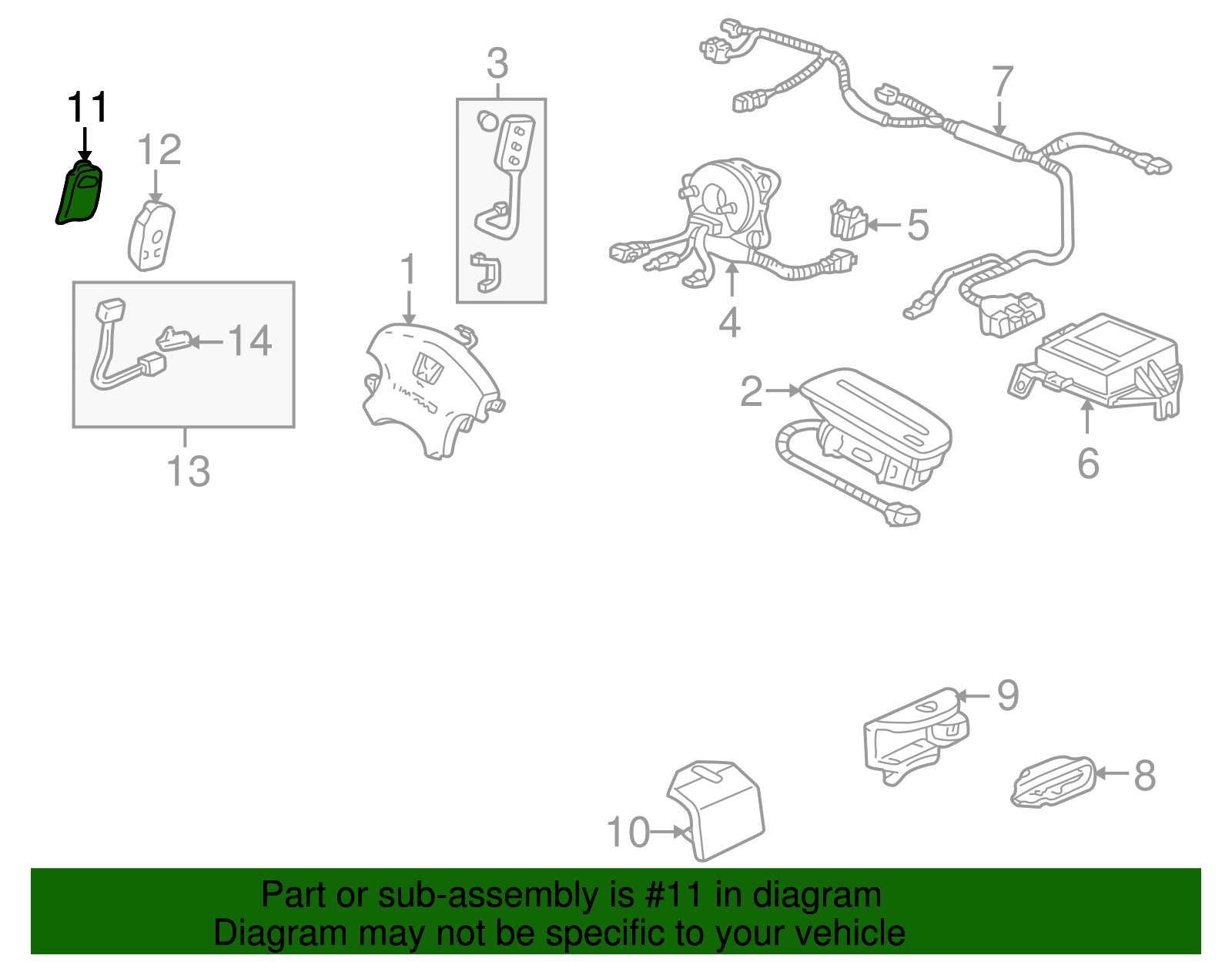 81334-S80-A63 - Opds Unit - 2000-2002 Honda Accord | Honda Factory Parts