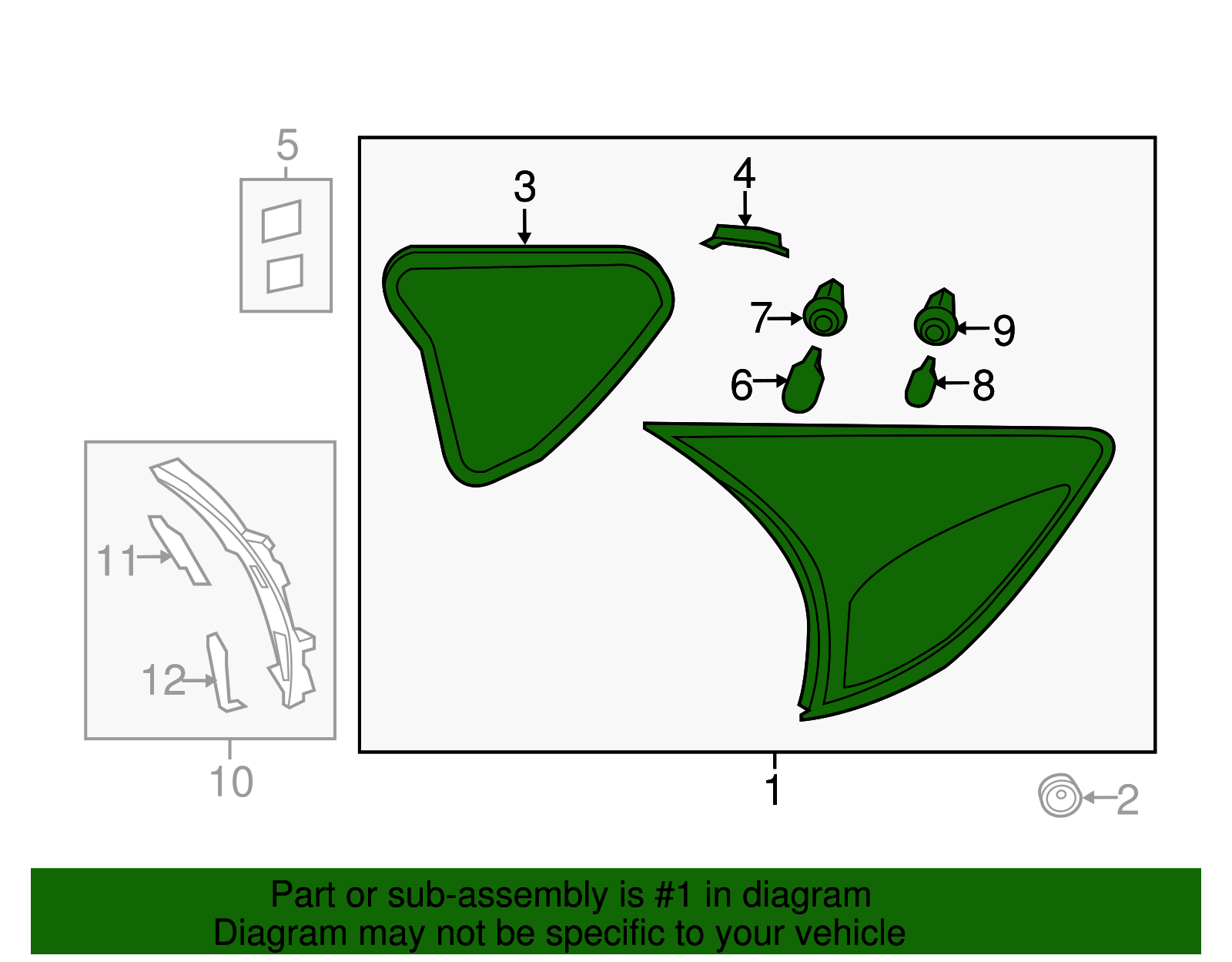 2016 Mazda CX-5 Tail Lamp Assembly KA0G-51-3G0D | Mazda Parts Deals