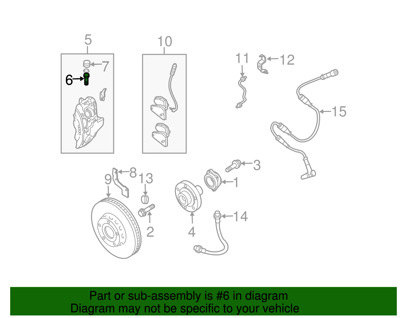 4F0-615-273 - Brake Bleeder Screw 2002-2011 Audi | Audi OEM Parts Guy