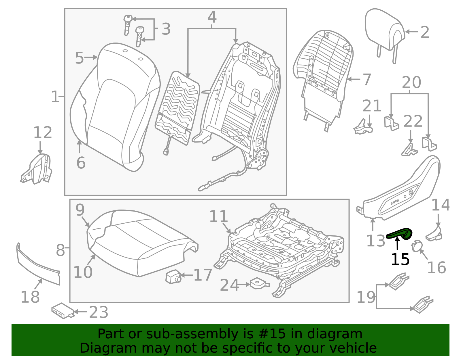 2013-2014 Hyundai Santa Fe Adjust Knob 88188-B8000-NBC | OEM Parts Online