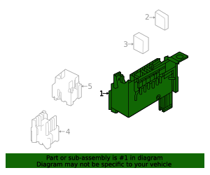24381-6RA2A - High-Quality Fuse Holder for 2021-2025 Nissan Rogue ...