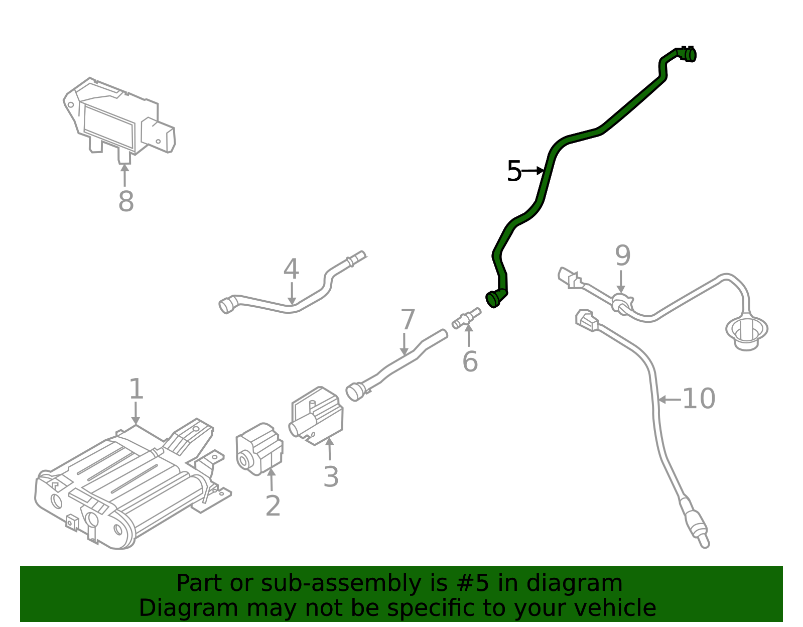 Genuine Vent Hose for 31456-P4500 | Hyundai OEM Parts Direct