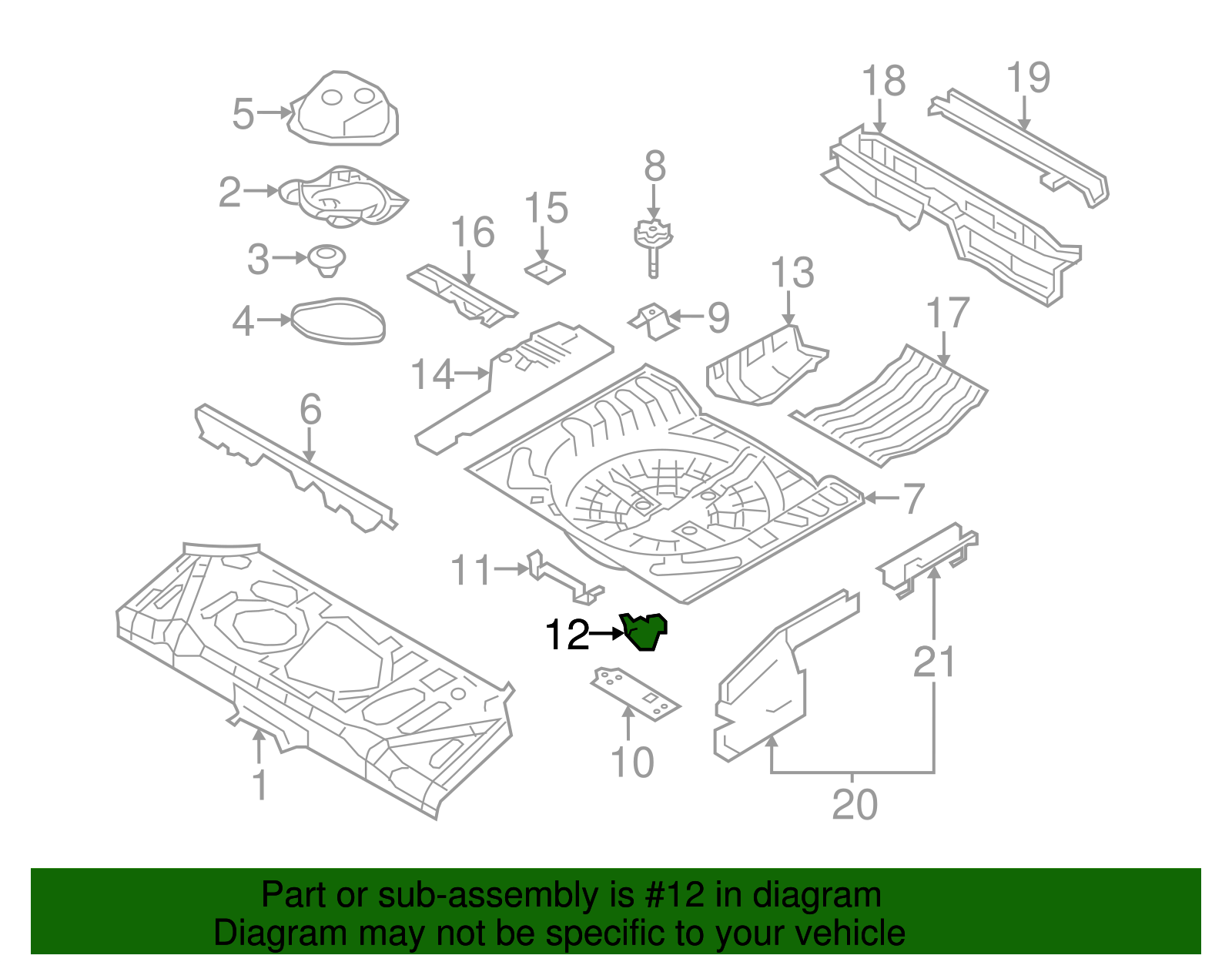 74560-1KA1A - Mount Bracket - 2011-2017 Nissan Juke | Nissan OEM Parts ...