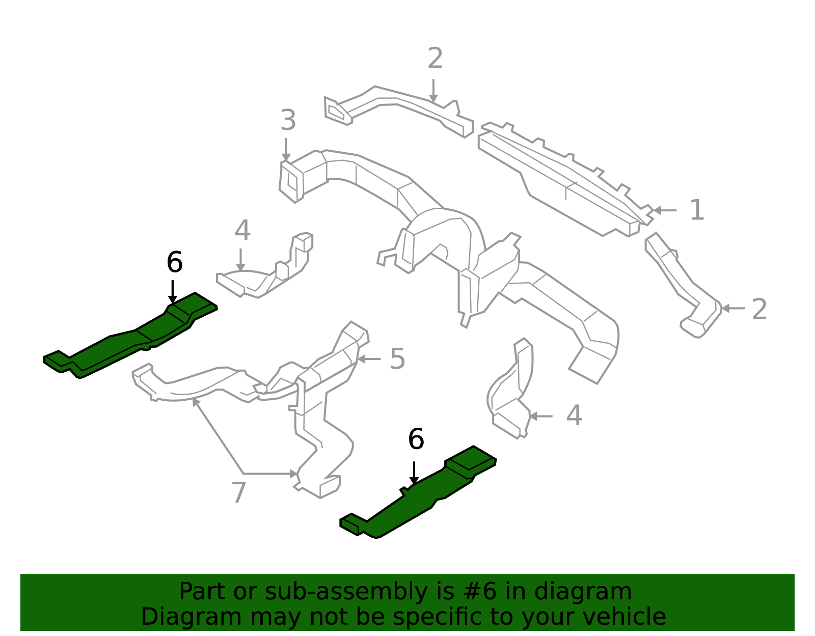 2007-2012 Hyundai Santa Fe Rear Duct 97365-2B100 | OEM Parts Online