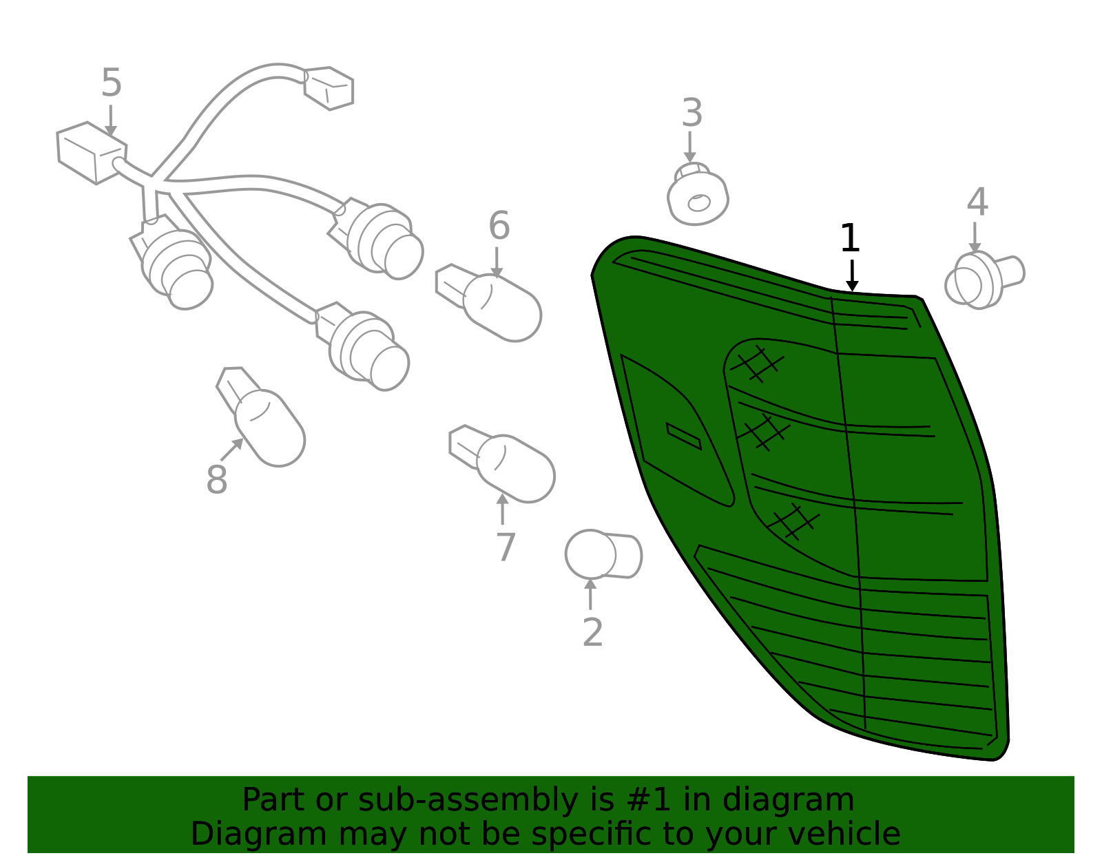 81561-42100 - High-Quality Tail Light Housing for AutoNation Parts