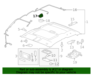 2000-2015 GM Cabin Air Temperature Sensor (Replaces Part Number ...