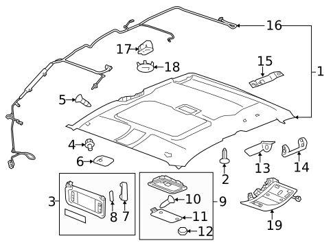 Interior Trim - Cab for 2009 Chevrolet Silverado 2500 HD | Parts Overstock