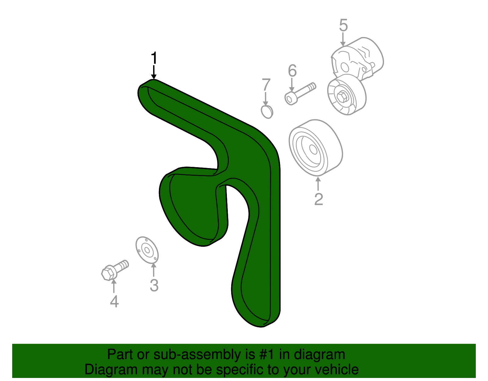 2014-2021 Subaru Serpentine Belt 23780AA111 | Subaru Parts Guys