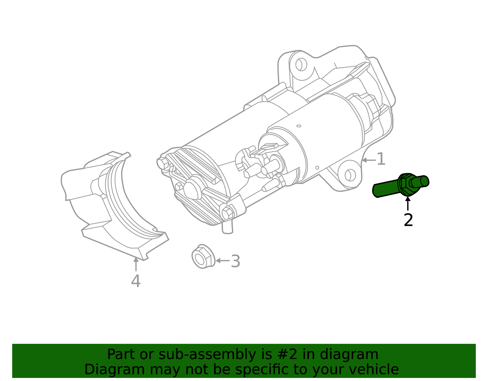 2015-2025 Ford | Starter Stud | W716227-S437 | Walls' Ford Parts