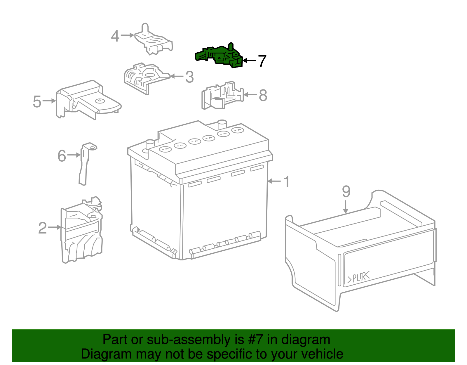 2019-2022 Toyota Battery Current Sensor 28850-25010 | Lithia Toyota Parts