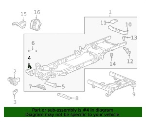 2019-2025 GM Front Bumper Impact Bar Bracket 84265796 GM ...